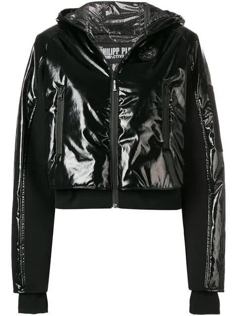 Replica Philipp Plein Printed Puffer Jacket Women 02 Black Clothing ...